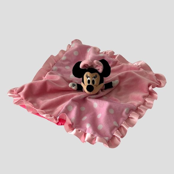 Disney | Toys | 425 Disney Baby Minnie Mouse Lovey Security Blanket ...